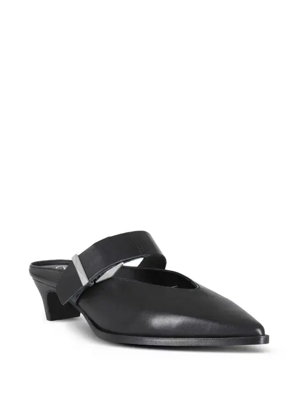 Ash Tessa Buckle-strap Pointed-toe Mules