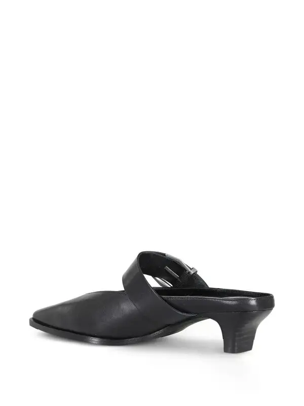 Ash Tessa Buckle-strap Pointed-toe Mules