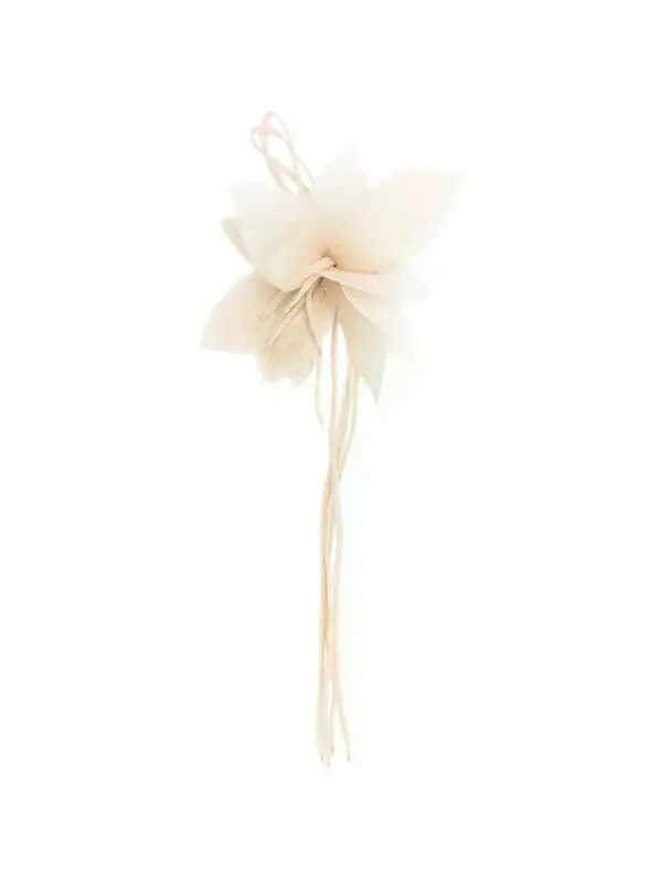 Antonelli Firenze Floral Silk Brooch - Neutrals