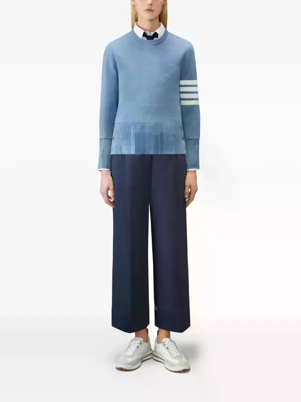 Thom Browne 4-bar Milano Sweater - Blue