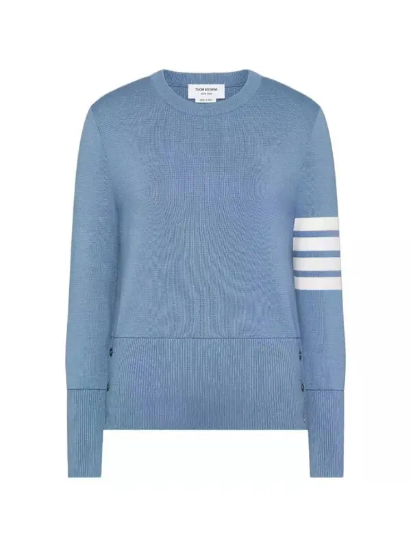 Thom Browne 4-bar Milano Sweater - Blue