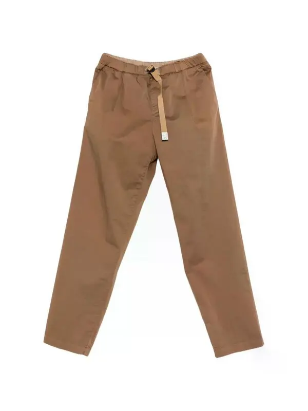WHITE SAND Belted Trousers - Brown