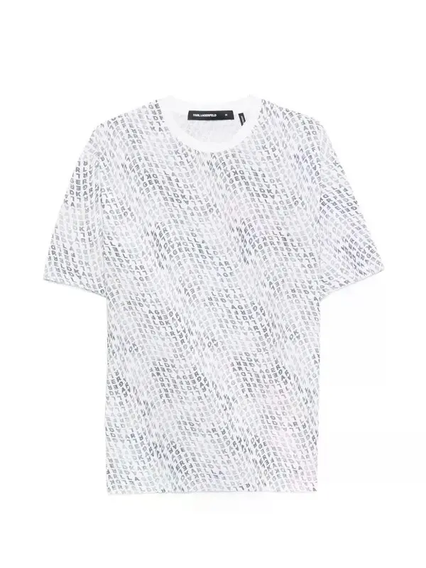 Karl Lagerfeld Logo-pattern T-shirt
