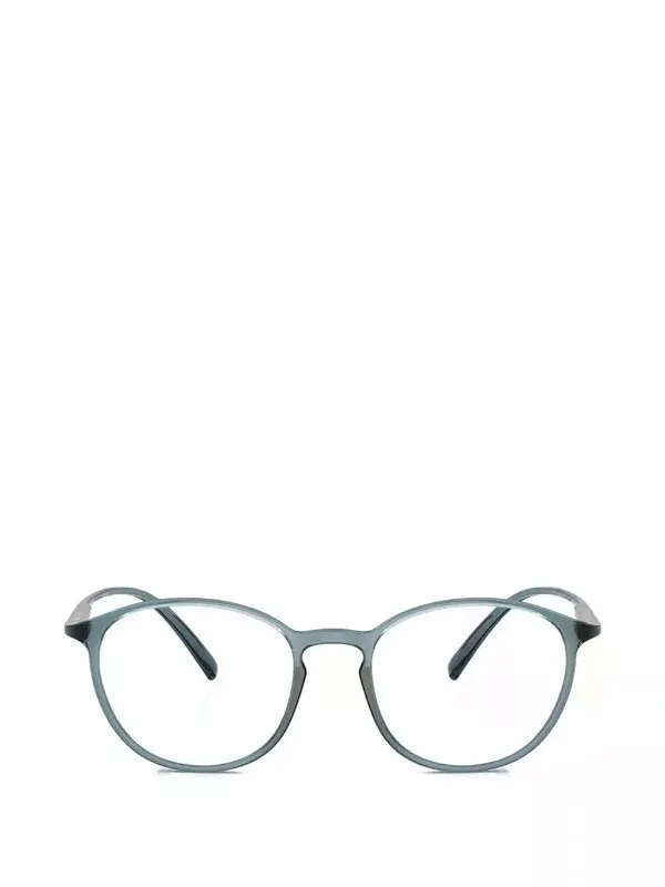 Giorgio Armani Round Frame Eyeglasses - Blue