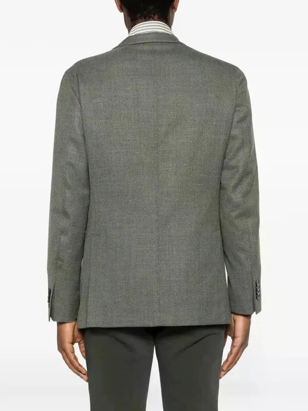 Boglioli K-jacket Single-breasted Patch-pocket Blazer - Green