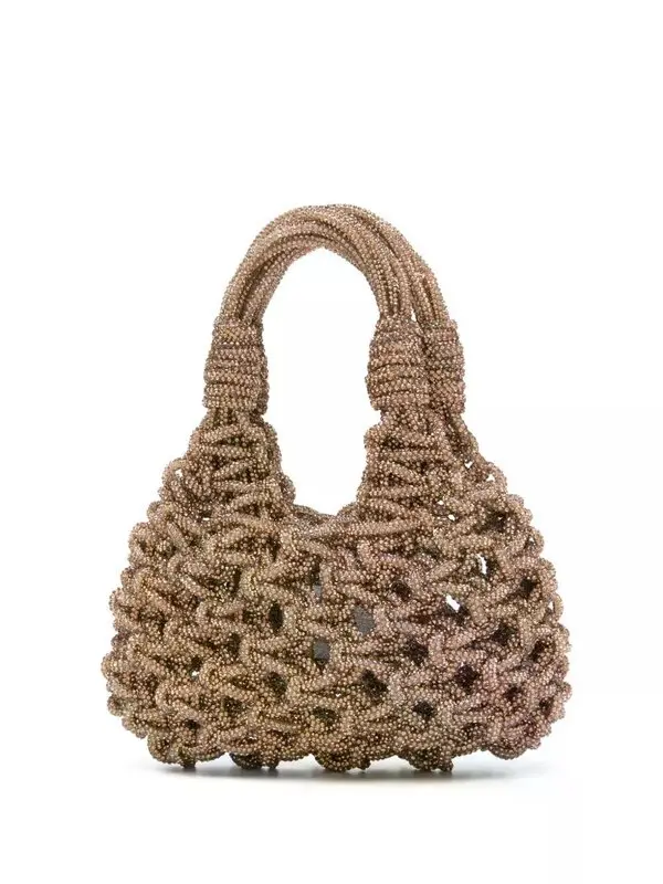 HIBOURAMA Vannifique Crystal-embellished Mini Bag