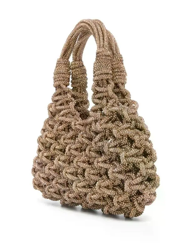HIBOURAMA Vannifique Crystal-embellished Mini Bag