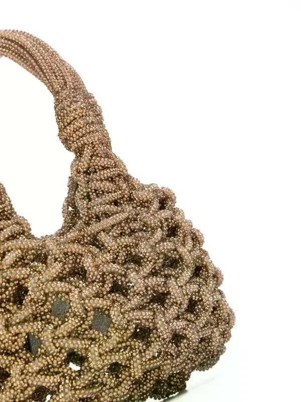 HIBOURAMA Vannifique Crystal-embellished Mini Bag