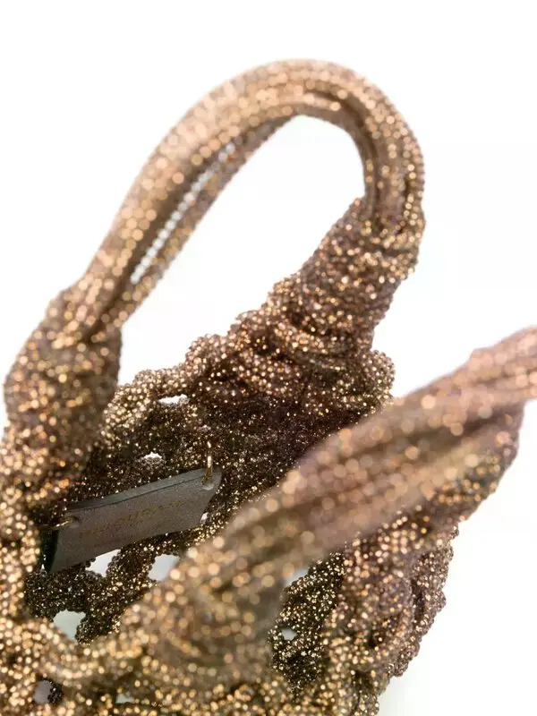 HIBOURAMA Vannifique Crystal-embellished Mini Bag