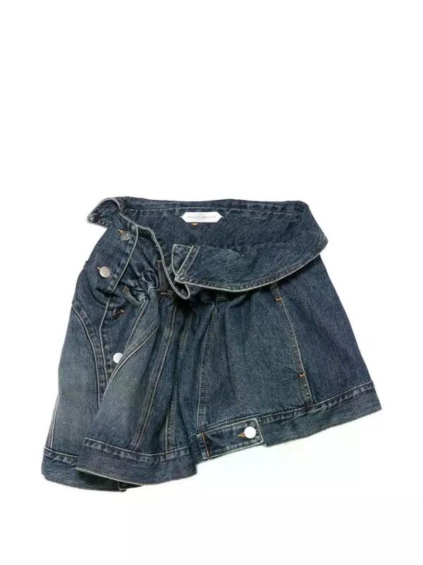 AUGUST BARRON Asymmetric Fold-over Skirt