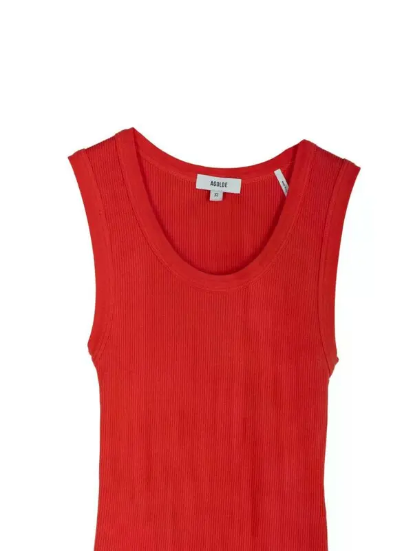 AGOLDE Poppy Tank Top - Red