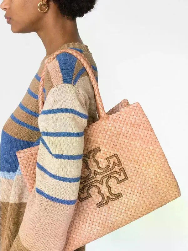 Tory Burch Mcgraw Dragon Woven Tote Bag
