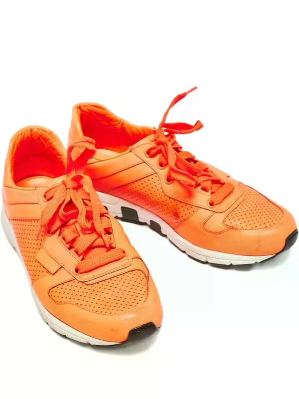 Gucci Leather Lace-up Sneakers