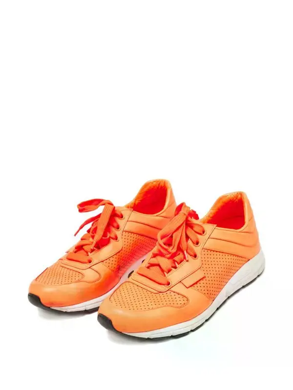 Gucci Leather Lace-up Sneakers
