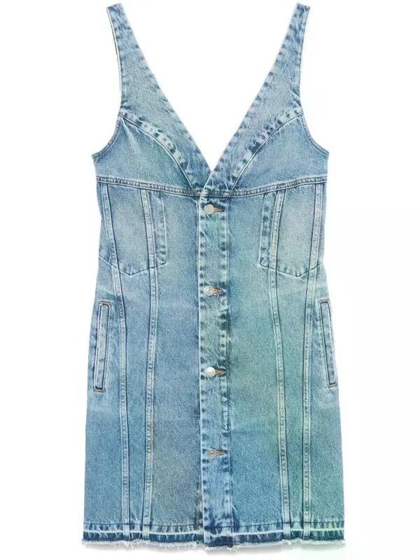Stella McCartney Denim Mini Dress - Blue