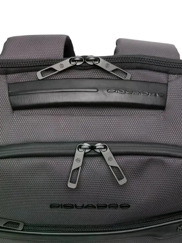 PIQUADRO Logo-plaque Panelled Backpack