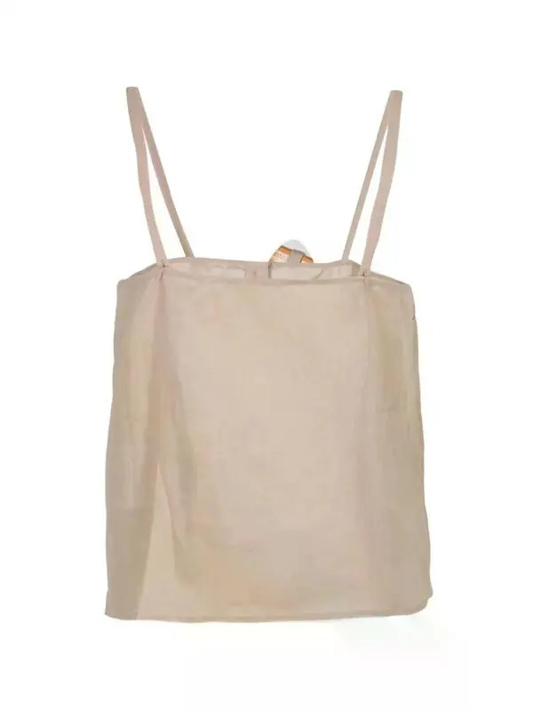 FRAME Linen Button-up Top - Neutrals