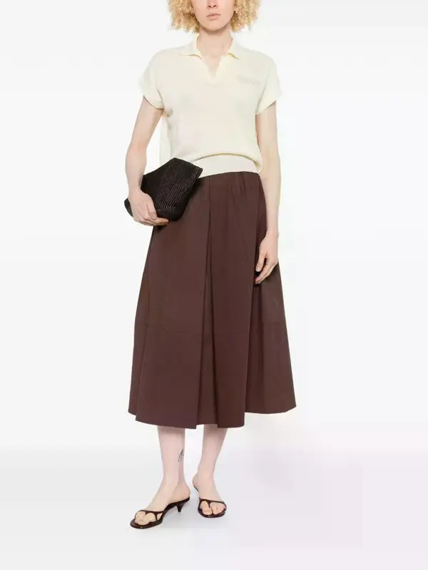 Antonelli Firenze Elasticated-waistband Midi Skirt