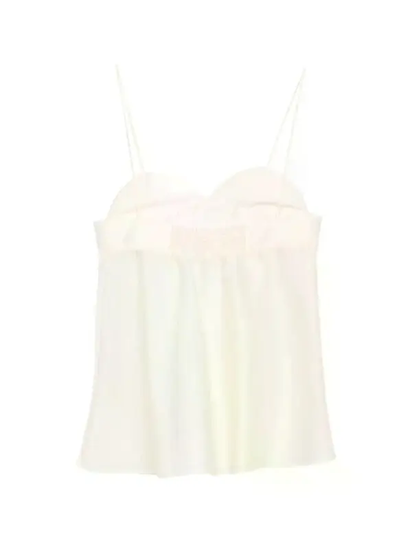 CORDERA Sweetheart Neck Spaghetti-strap Top - Neutrals
