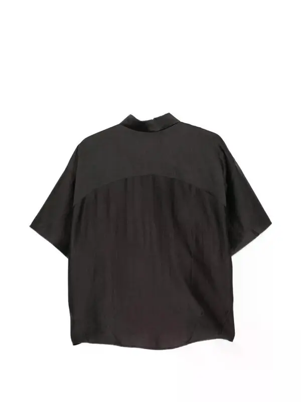 CORDERA Short-sleeve Button-up Top