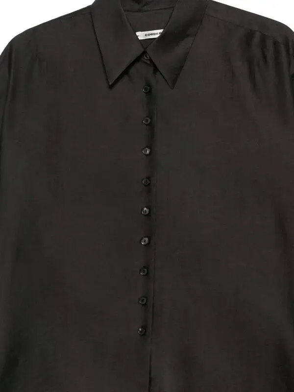 CORDERA Short-sleeve Button-up Top