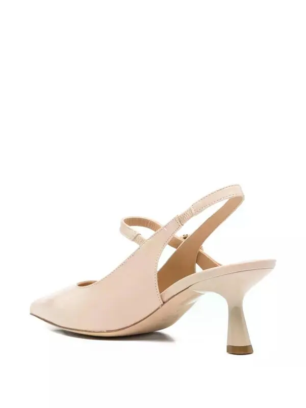 MOT-CLÈ Button-embellished Slingback Pumps