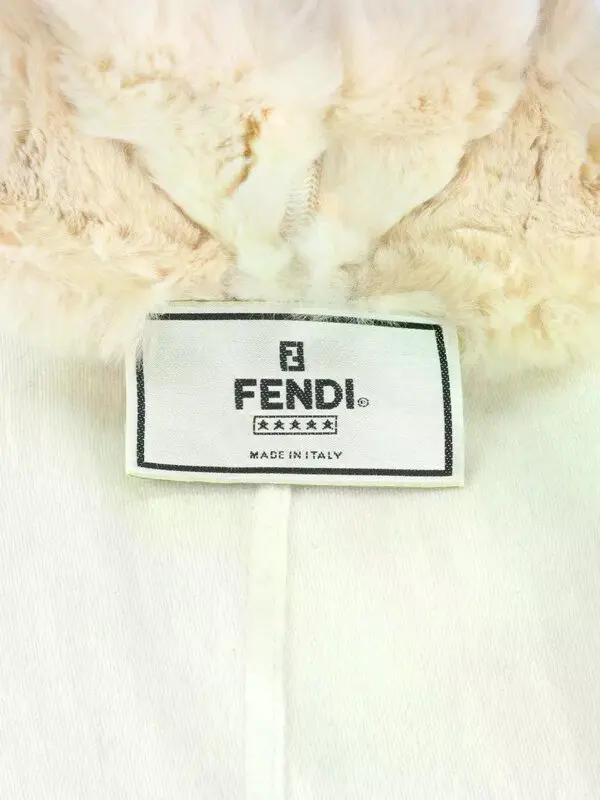 Fendi Belted Coat With Fur Trim