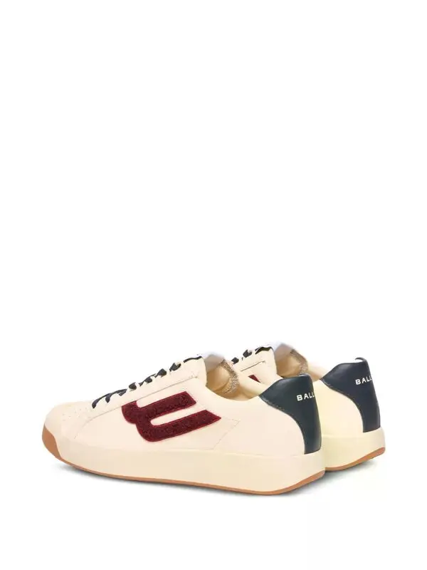 Bally Tennis Collection Leather Sneakers - Neutrals
