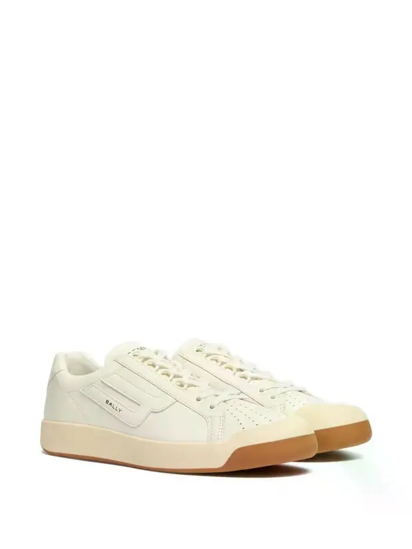 Bally Competition Leather Sneakers - Neutrals