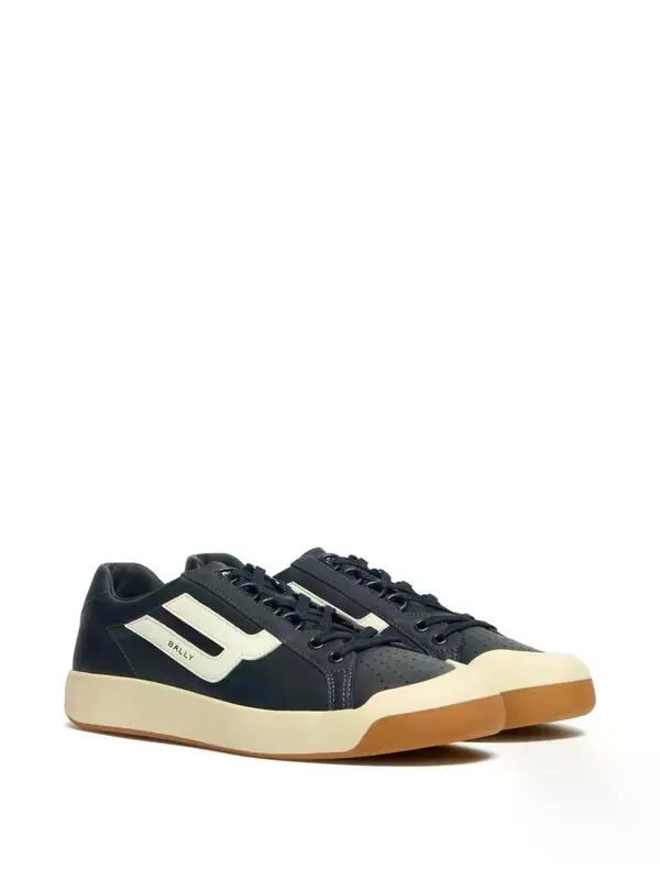 Bally Competition Leather Sneakers - Blue