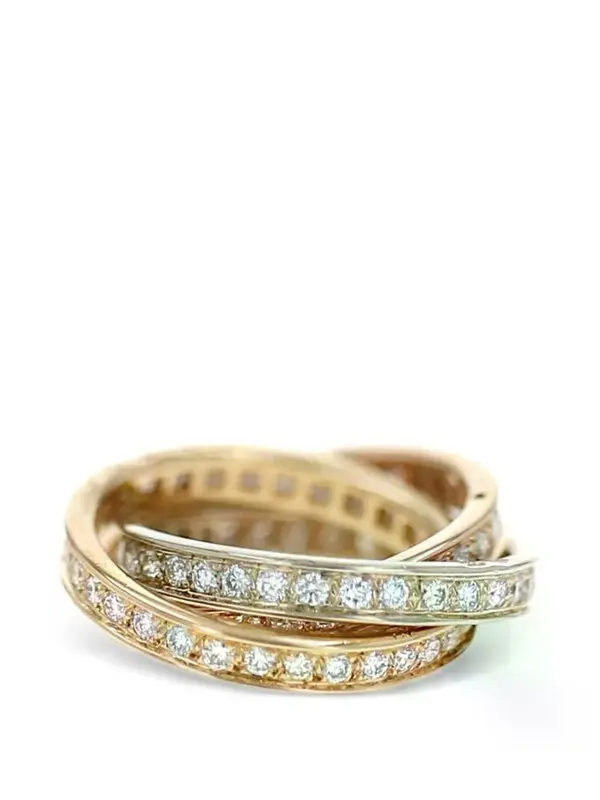 Cartier 2000s Trinity Diamond Ring
