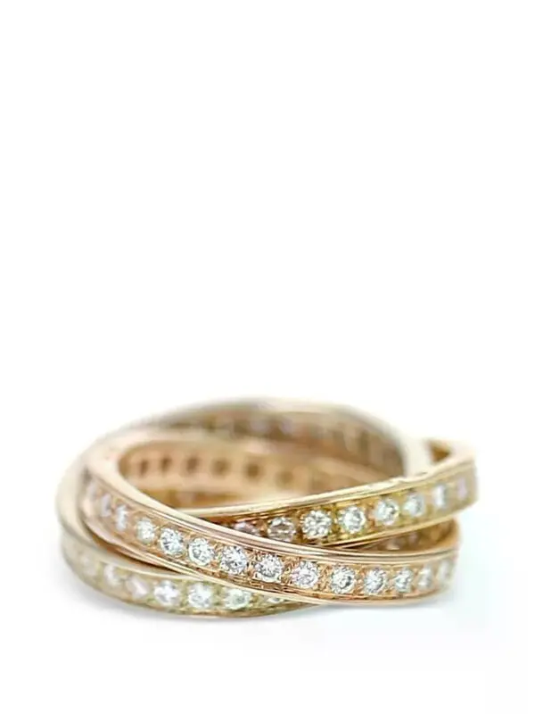 Cartier 2000s Trinity Diamond Ring