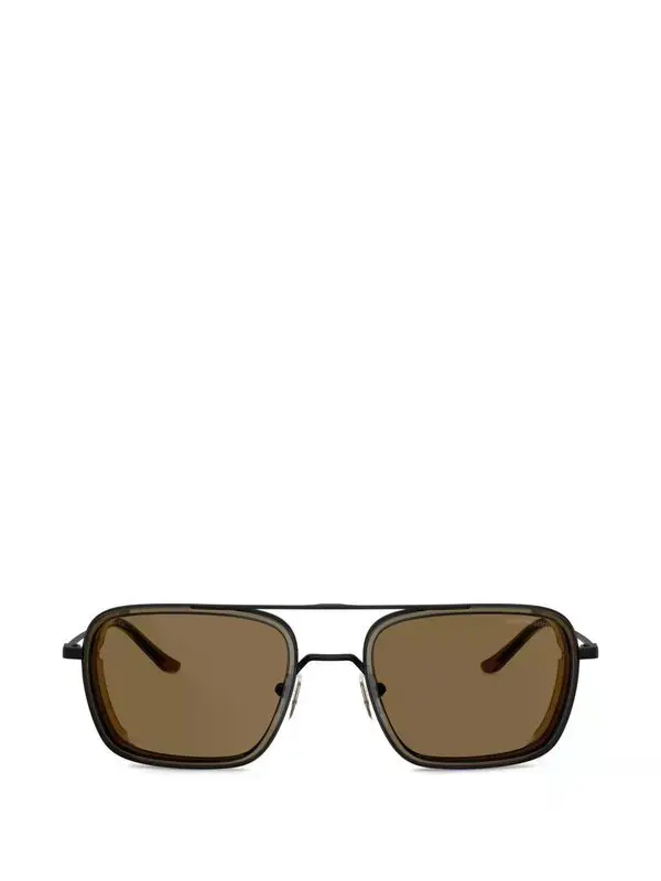 Emporio Armani Pilot Frame Sunglasses - Black