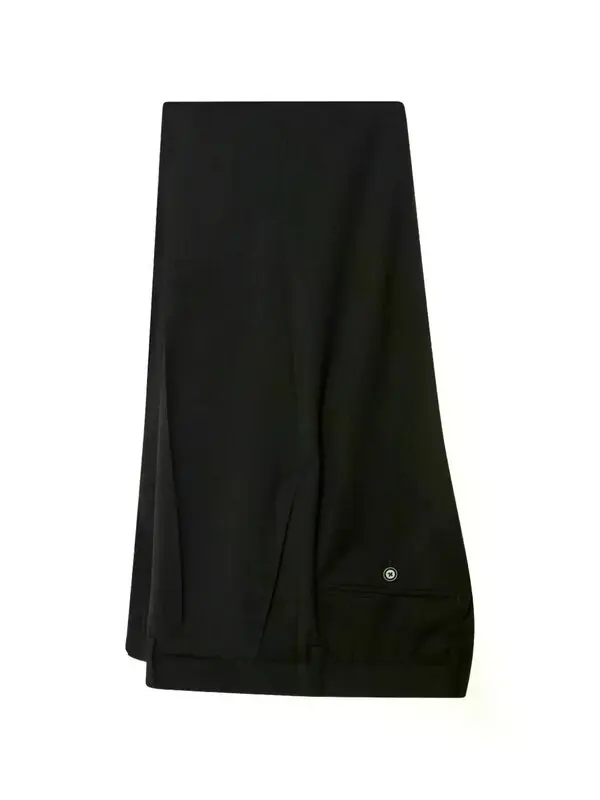 LARDINI Double-breasted Wool Suit - Black