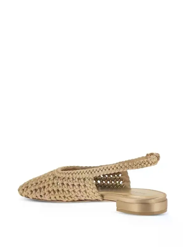 STUART WEITZMAN Marina Woven Slingback Ballet Flats