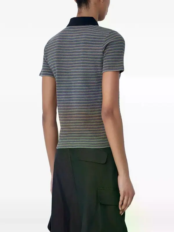 Carhartt Work In Progress Dion Striped Polo Shirt - Blue