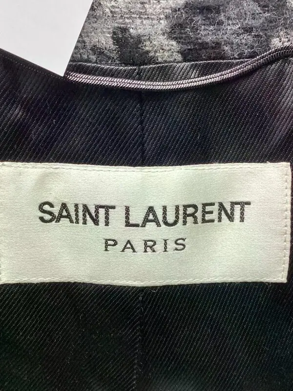 Saint Laurent Leopard-print Belted Coat