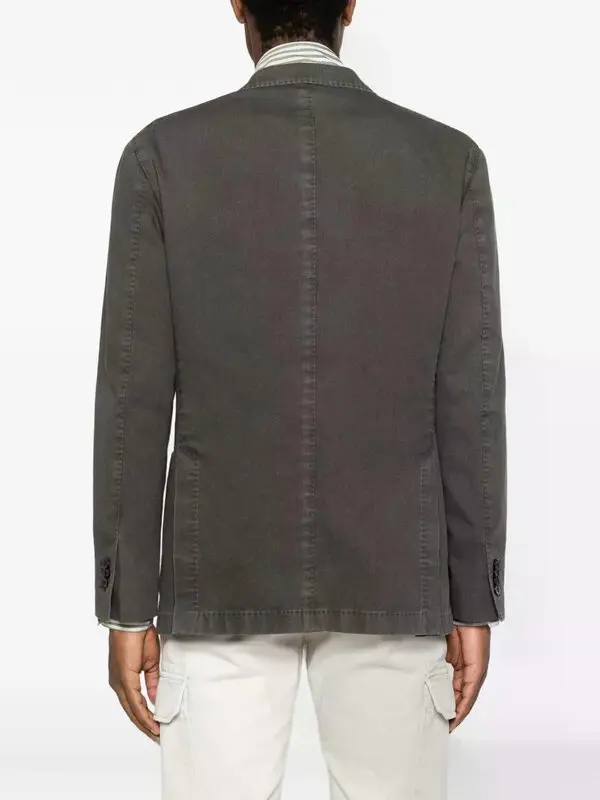 Boglioli K-jacket Single-breasted Patch-pocket Blazer - Grey