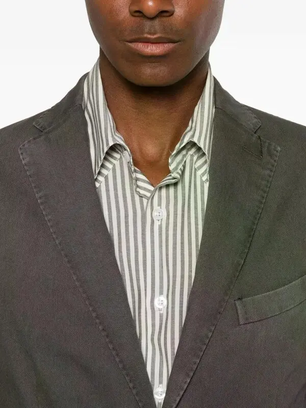 Boglioli K-jacket Single-breasted Patch-pocket Blazer - Grey