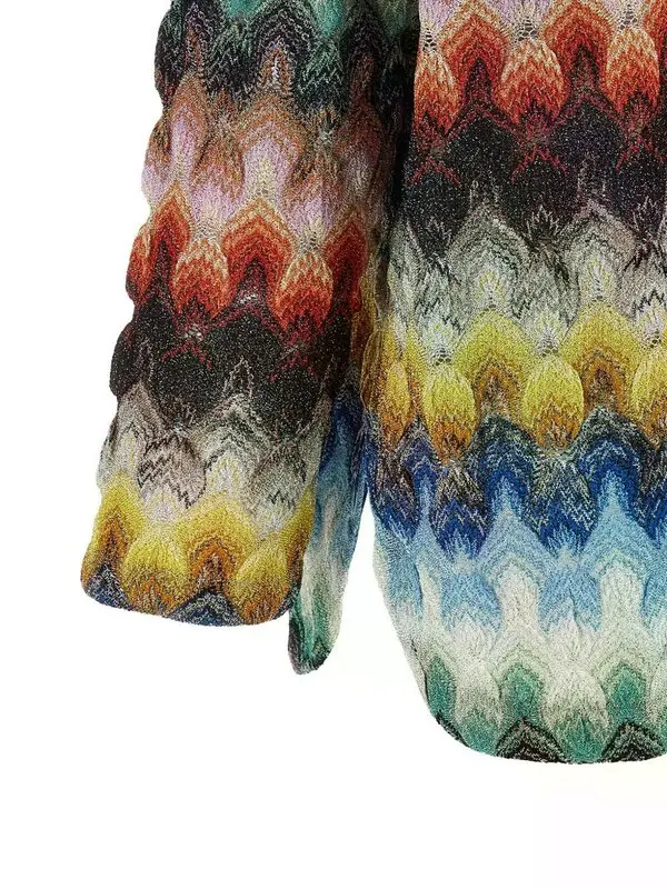 Missoni Lamé Raschel-knit Blouse