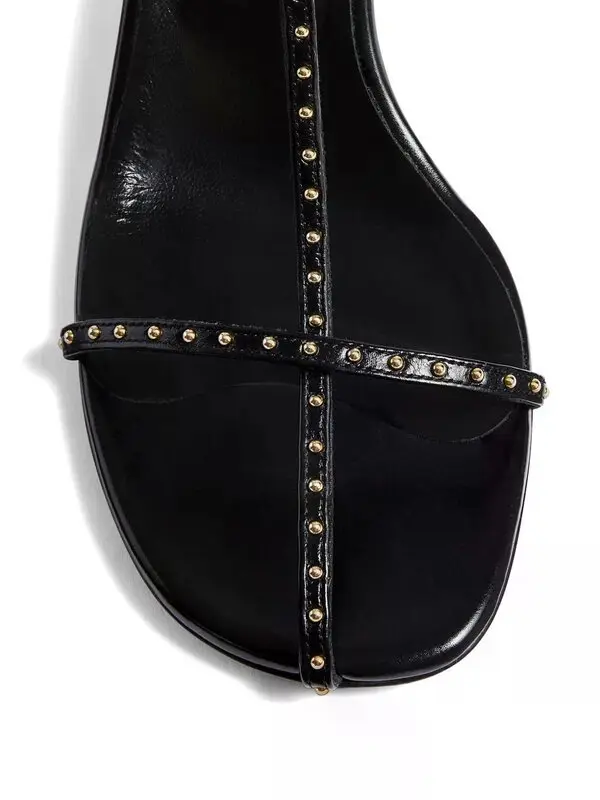 Khaite Cage Heeled Sandals - Black