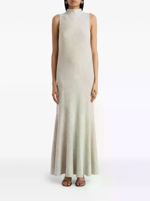 Khaite Margo Merino Wool Knit Dress - Neutrals