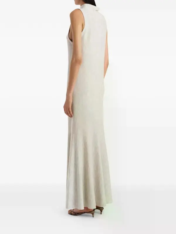 Khaite Margo Merino Wool Knit Dress - Neutrals
