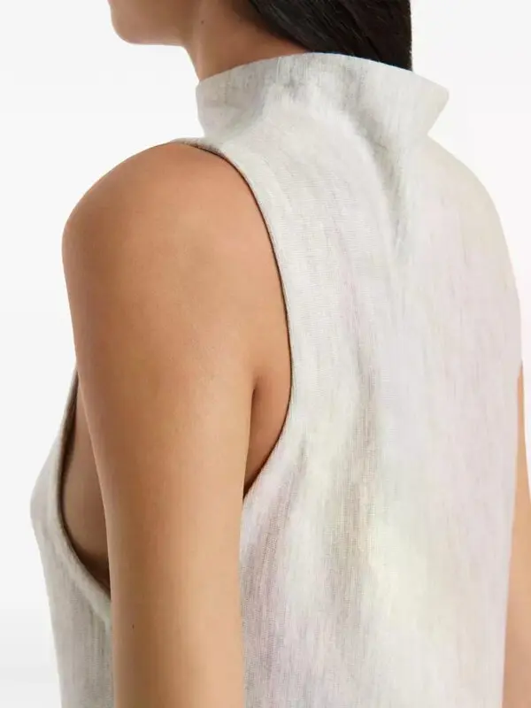 Khaite Margo Merino Wool Knit Dress - Neutrals