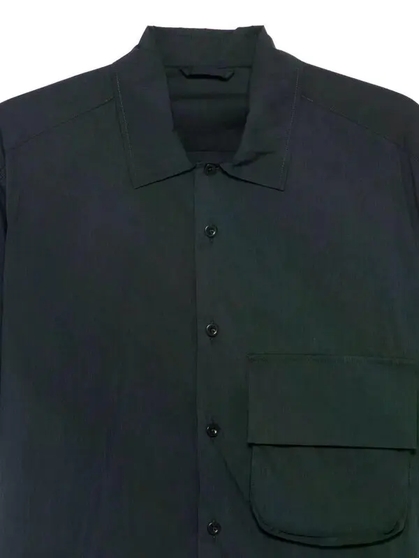 TEN C Flap-pocket Short-sleeve Shirt