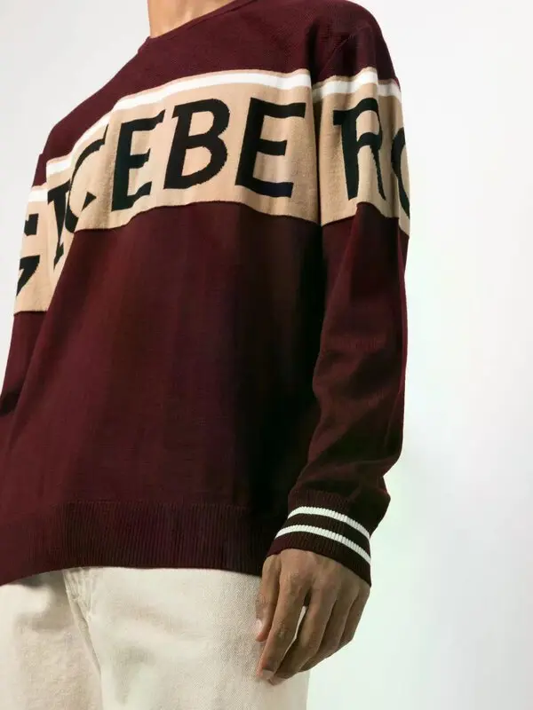 Iceberg Logo Intarsia-knit Jumper