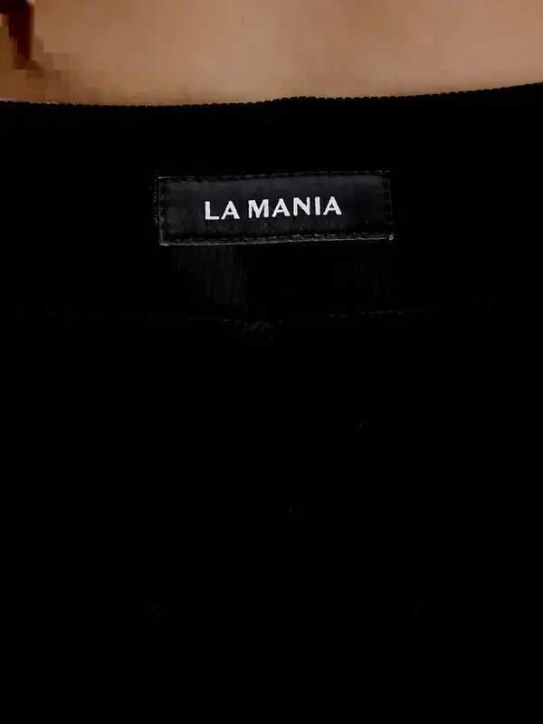 LA MANIA Logo-detail Ribbed Leggings