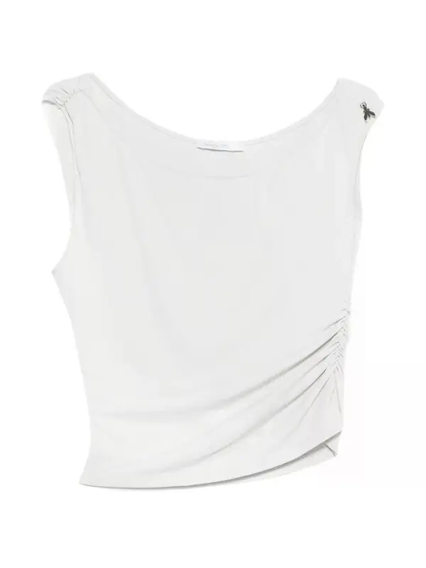 Patrizia Pepe Asymmetric Gathered Top