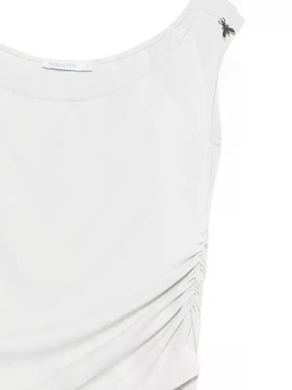 Patrizia Pepe Asymmetric Gathered Top