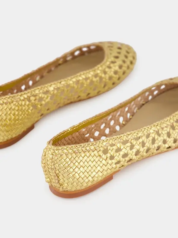Dragon Diffusion Capri Woven Ballerinas